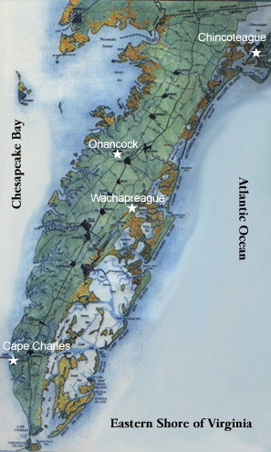 Md Eastern Shore Va Map